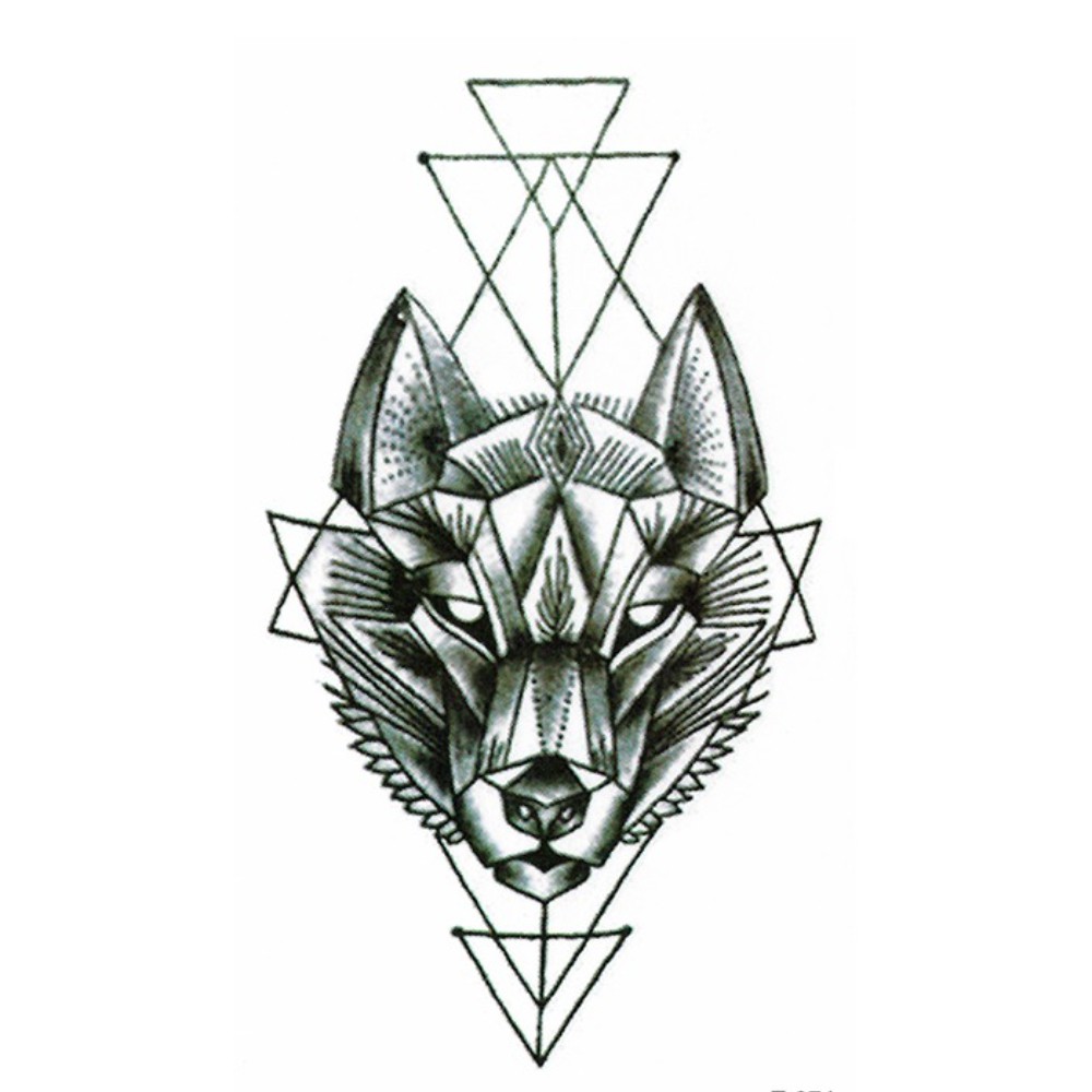 Tattoo determined wolf - Neptattoo.be