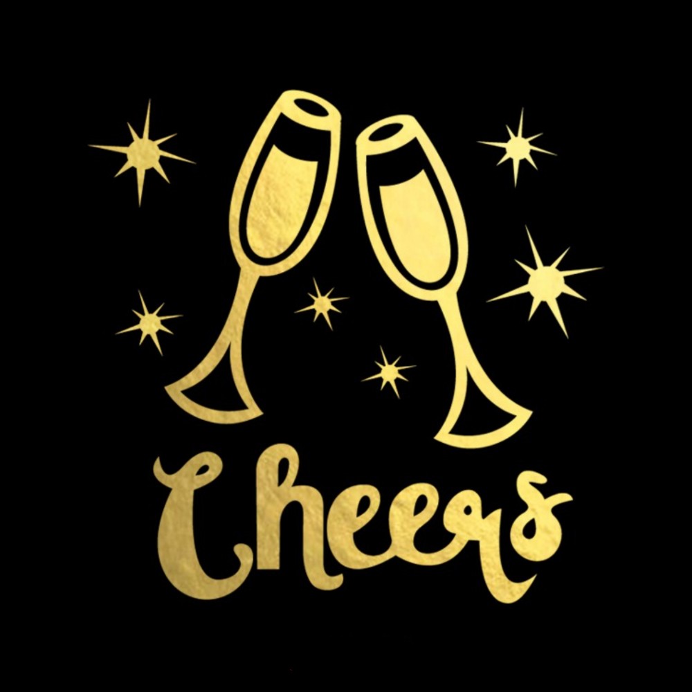 Tattoo golden cheers - Neptattoo.be